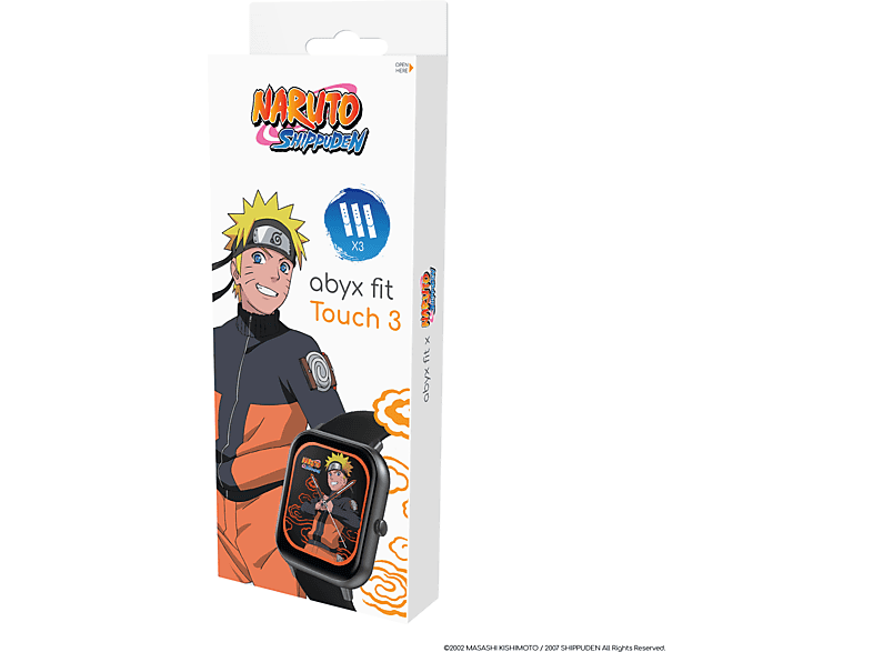ABYX FIT Touch 3 – Naruto Uzumaki Smartwatch Smartwatch Silikon, 20mm ...
