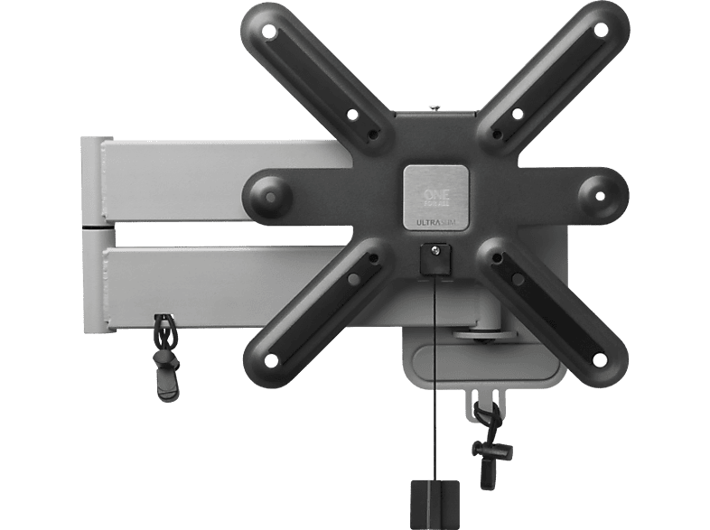 ONE FOR ALL WM6254 TV-Wandhalterung, max. 43 ", Schwarz/Silber | MediaMarkt