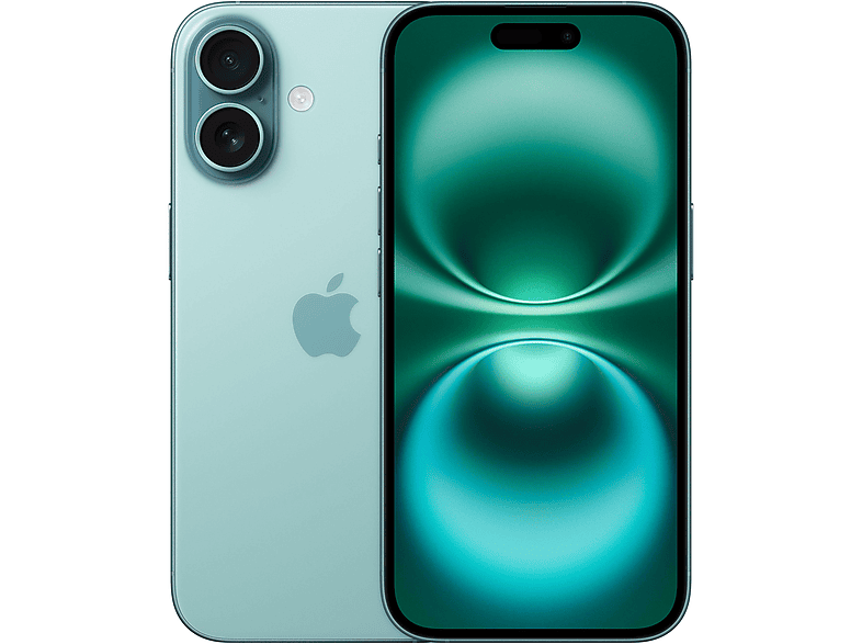 APPLE iPhone 16 128 GB, Teal, Dual SIM | MediaMarkt