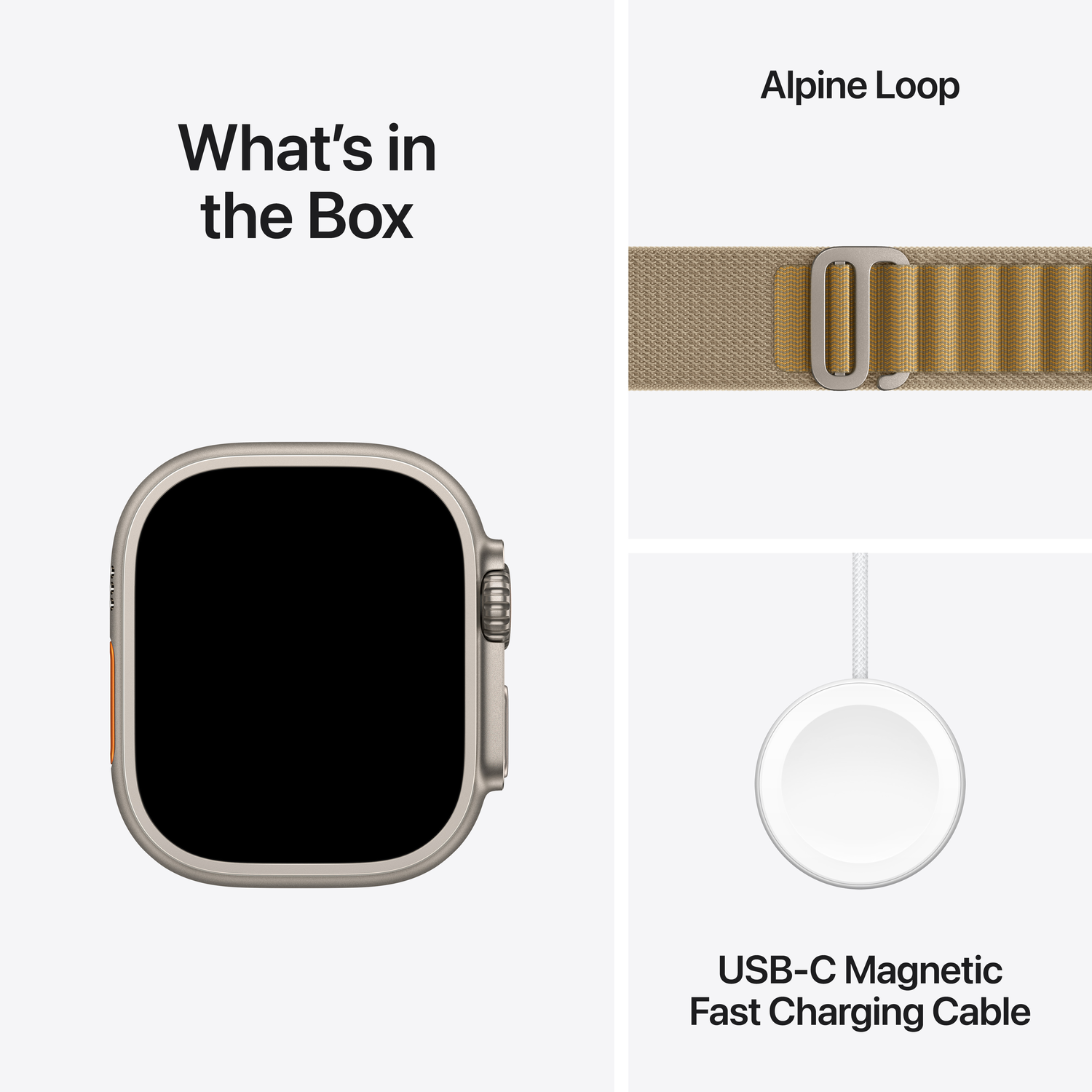 APPLE Watch Ultra 2 GPS + Cellular 49mm Tan Alpine Loop Medium ...