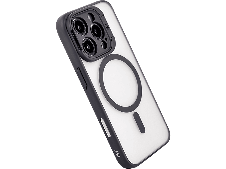 ISY ISC 2452 MagISY, Coque arrière, Apple, iPhone 16 Pro, Smokey Black ...