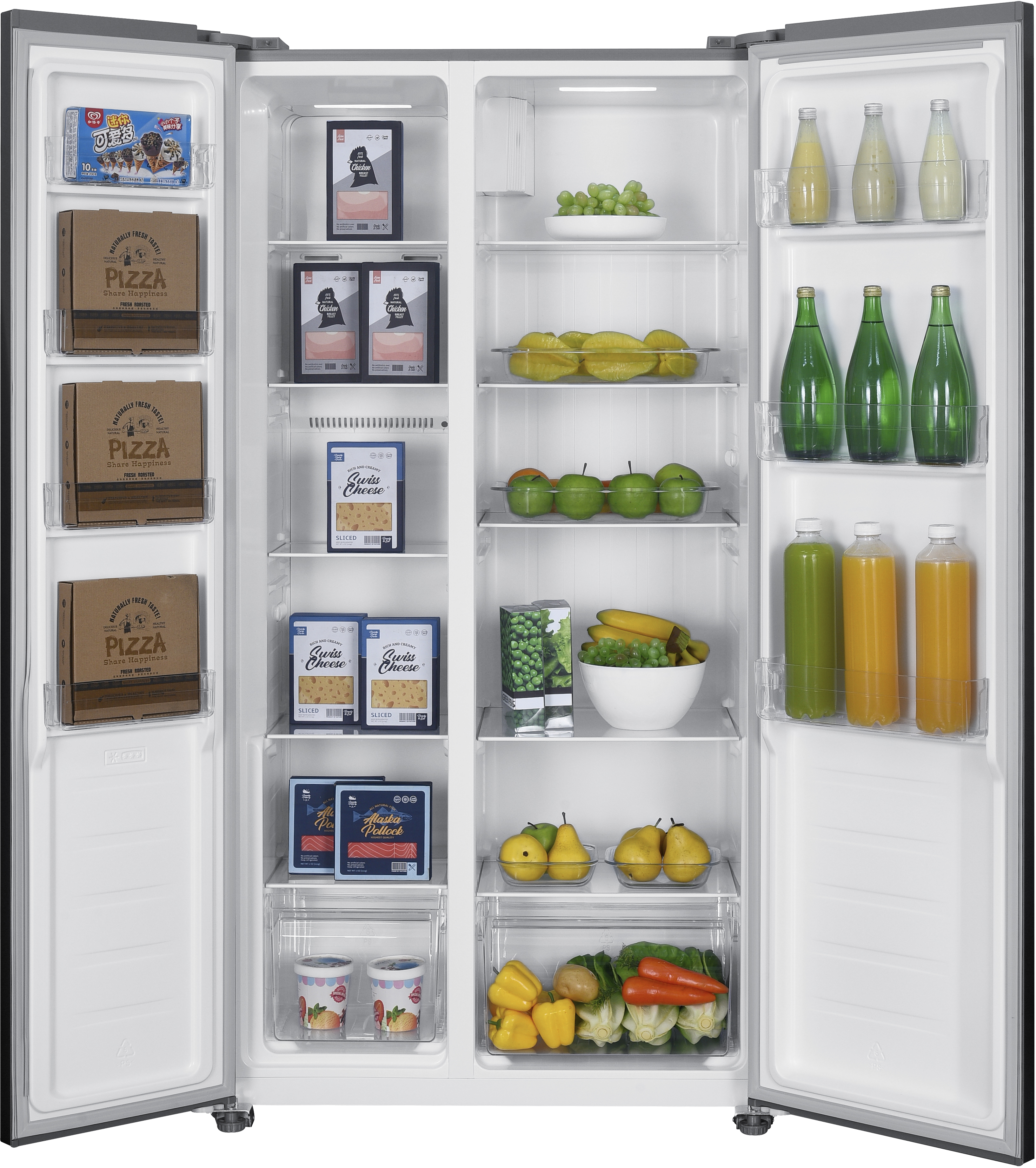 KOENIC KDD 171 E IN NF CH Food center/Side-by-Side (E, 1770 mm alta ...