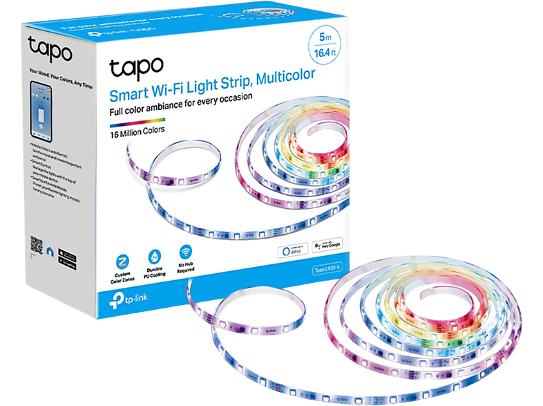 TAPO L920-5 Slimme ledstrip Wit | MediaMarkt