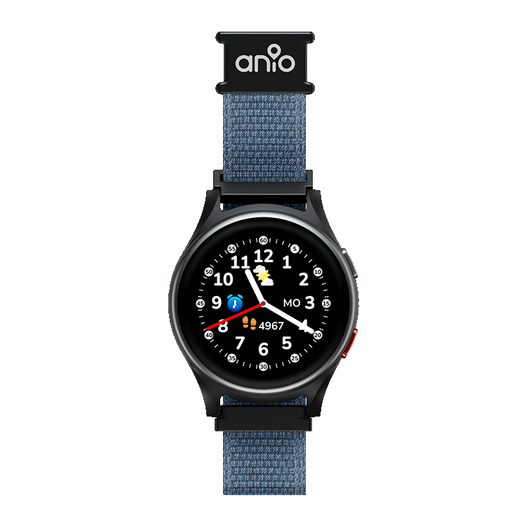 ANIO Anio 6 Kinder Smartwatch mit SIM-Kartenslot, Blau | MediaMarkt