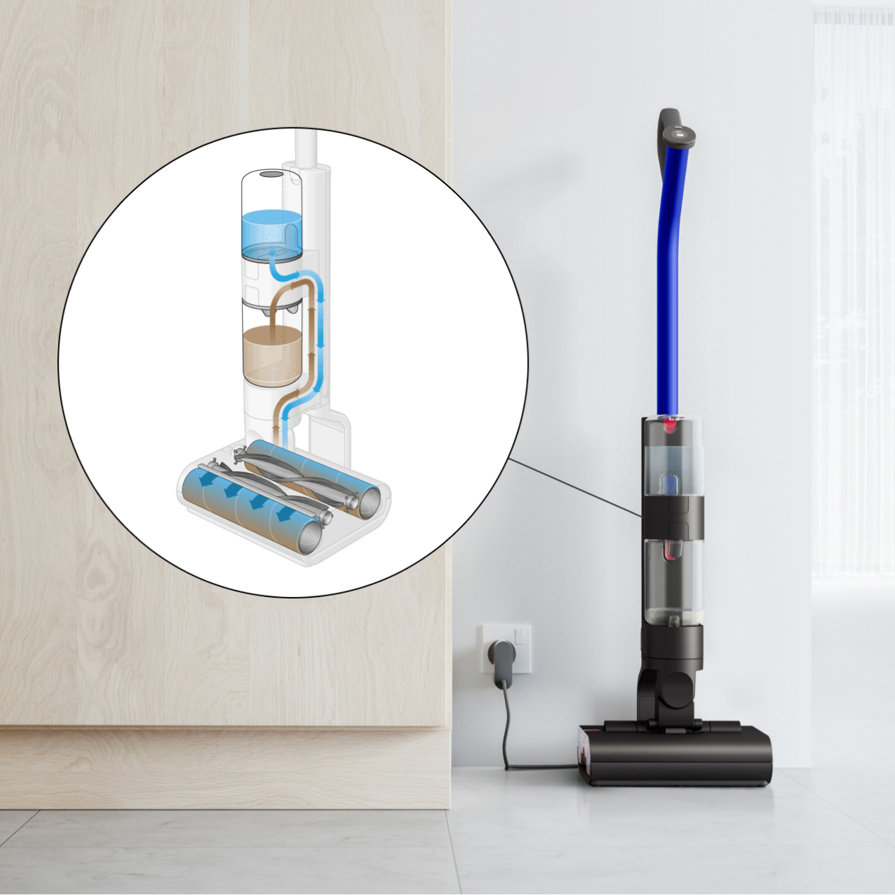 Bezprzewodowy wysokoobrotowy mop elektryczny Dyson WashG1 | MediaMarkt