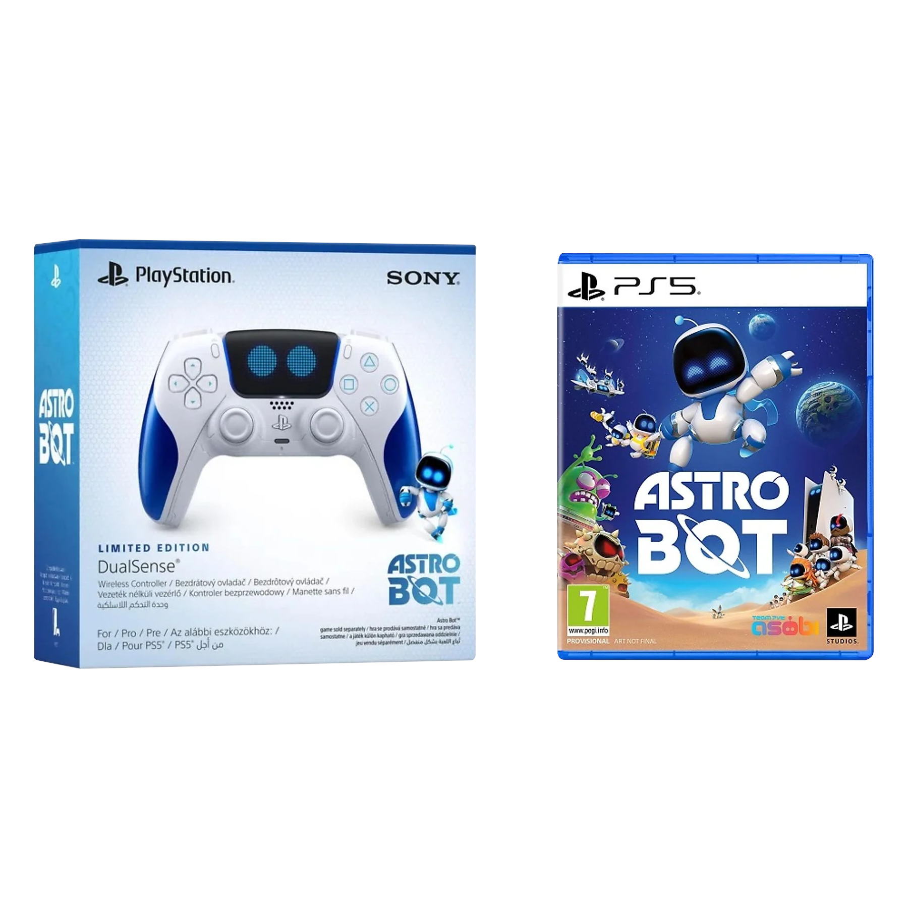 Gra PS5 Astro Bot + Kontroler bezprzewodowy DualSense Astro Bot Limited ...