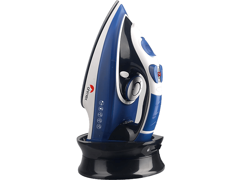OHMEX STI-3002 Dampfbügeleisen (2200 W, Keramiksohle: 23x12 cm ...