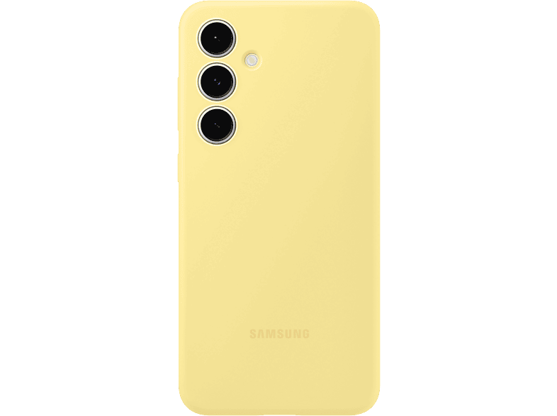 SAMSUNG Silicone Case Telefoonhoesje voor Samsung S24 FE Geel | MediaMarkt