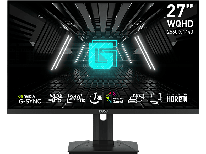 MSI G274QPX 27'' Sík WQHD 240 Hz 16:9 G-Sync IPS LED Gamer Monitor ...