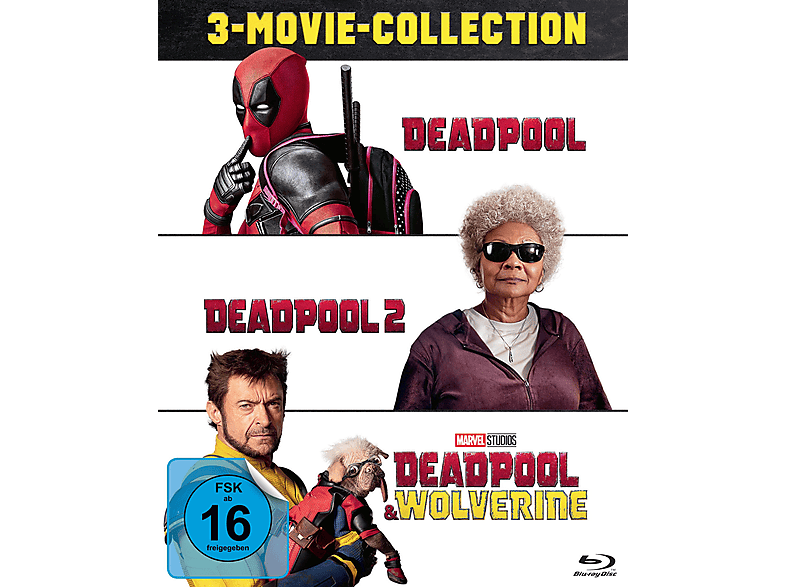Deadpool 3-Movie-Collection Blu-ray | MediaMarkt