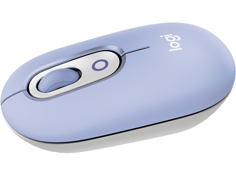 LOGITECH POP Mouse, Kabellose Maus mit personalisierbarer Emoji-Taste ...