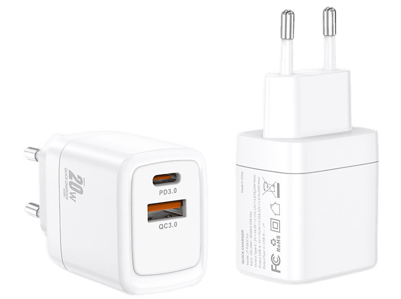 PIILI 20w Pd Q3.0 Usb Şarj Adaptorü Beyaz Fiyat & Özellik | MediaMarkt