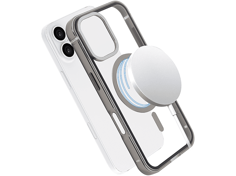 ISY ISC-7000 MagISY Backcover, für Apple iPhone 16, Transparent ...