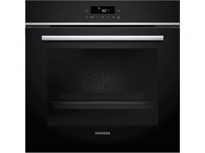 SIEMENS HB572ABS3 Backofen mit Pyrolyse (71 l, Schwarz, 594 mm breit ...