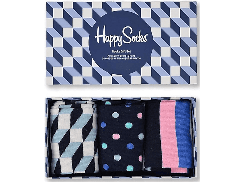 HAPPY SOCKS 3-pack No. 8 36-40 Socks | MediaMarkt