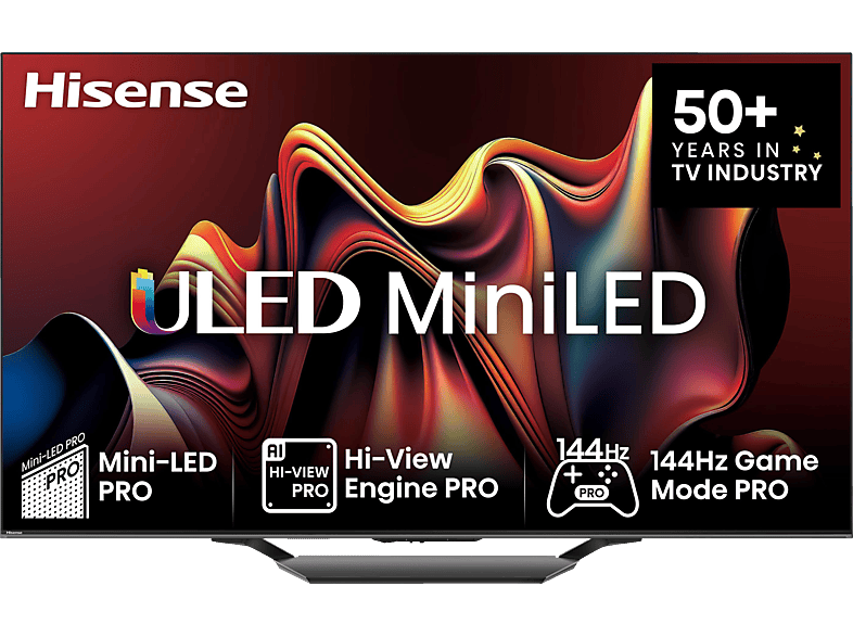 HISENSE 55U7NQ Mini LED TV (Flat, 55 Zoll / 139 cm, UHD 4K, SMART TV ...