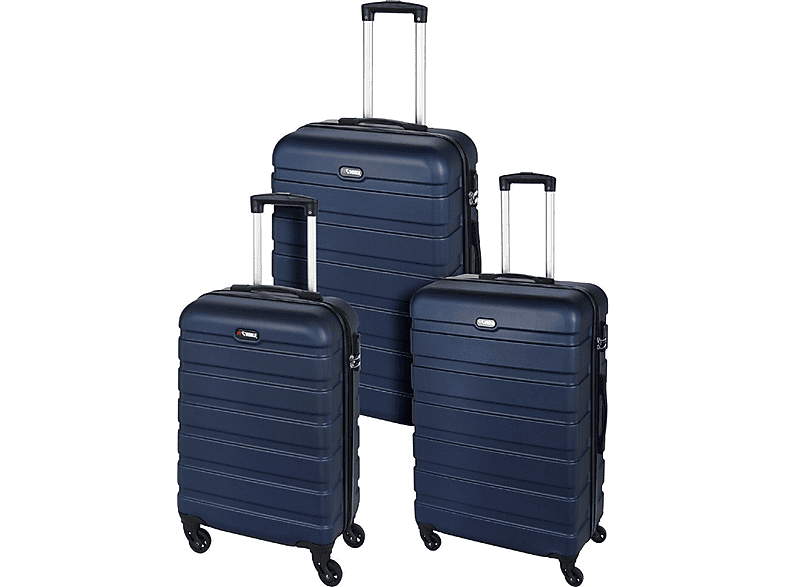 KOOPMAN 3STS ABS 50 60 70CM Blauw Kofferset | MediaMarkt