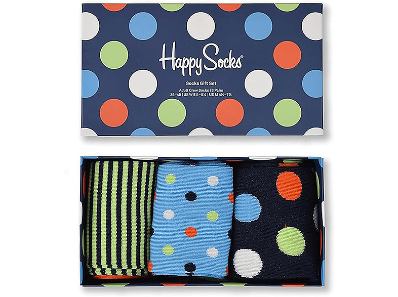HAPPY SOCKS 3-pack No. 18 36-40 Socks | MediaMarkt