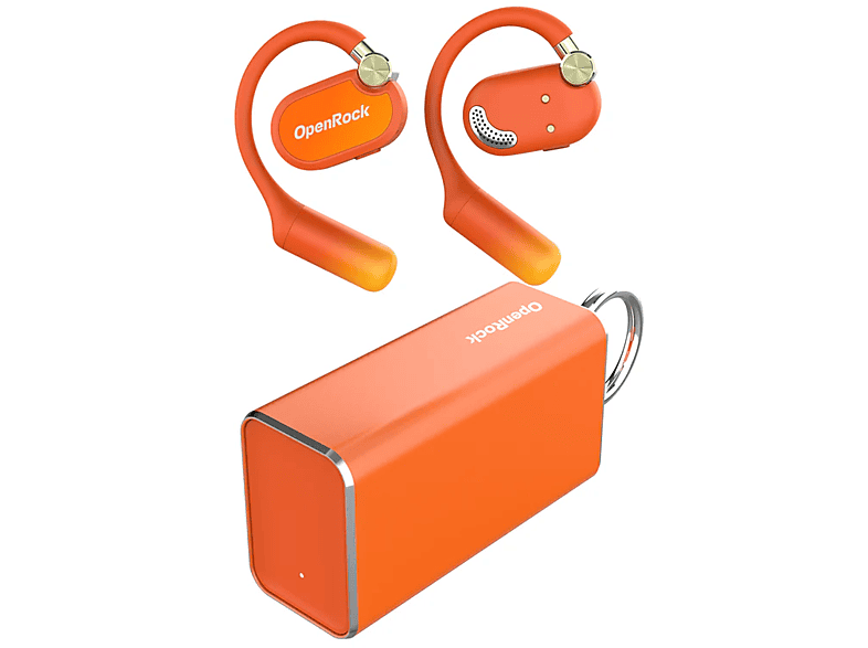 ONEODIO OpenRock X Open-Ear Air Conduction Sport Earbuds, Orange ...