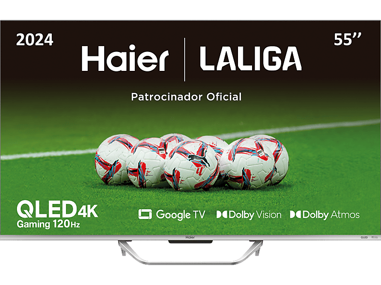 TV QLED 55" | Haier Q8 Series H55Q800UX, Smart TV (Google TV), HDR 4K ...