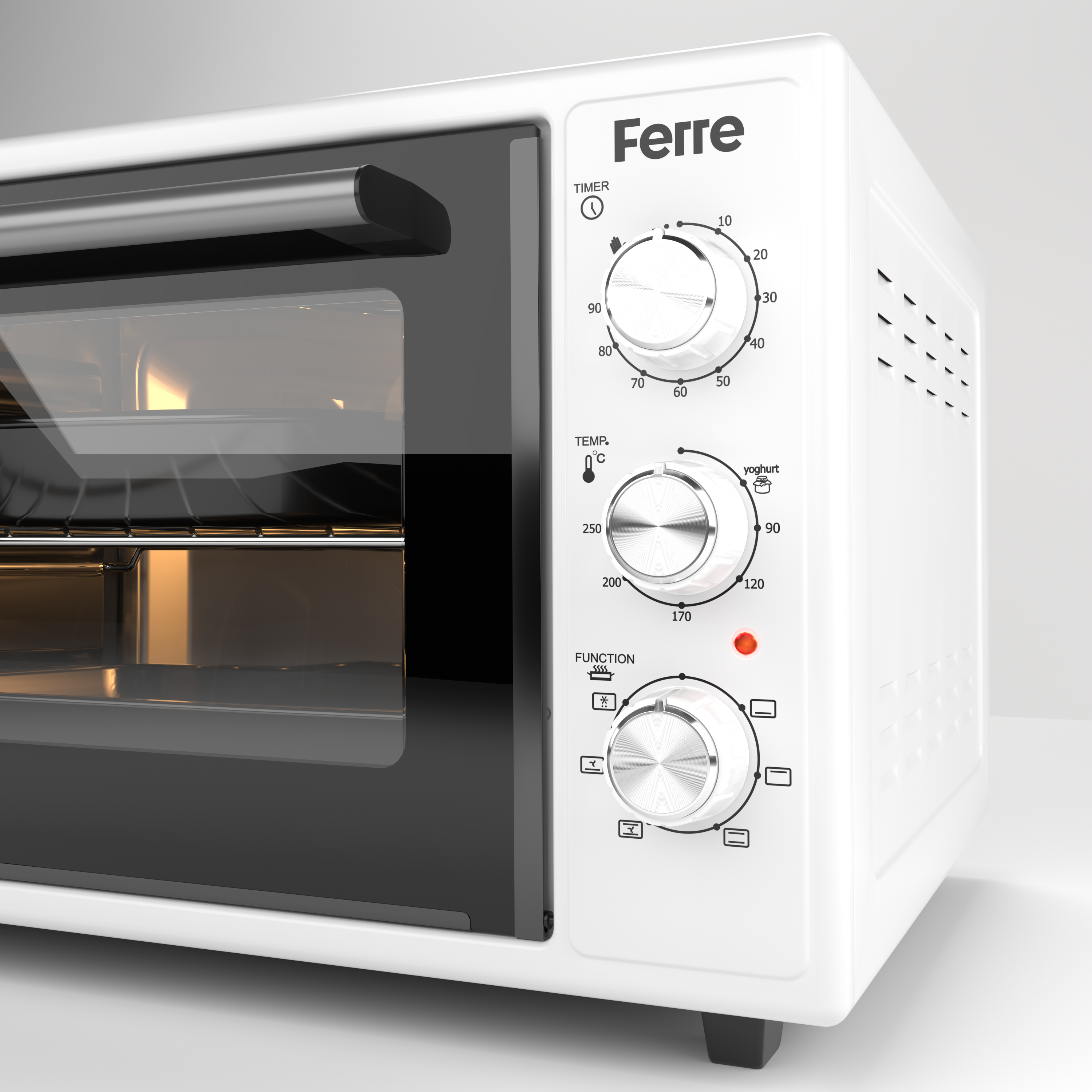 FERRE 630 ML 45 L Mini Fırın Beyaz Fiyat & Özellik | MediaMarkt