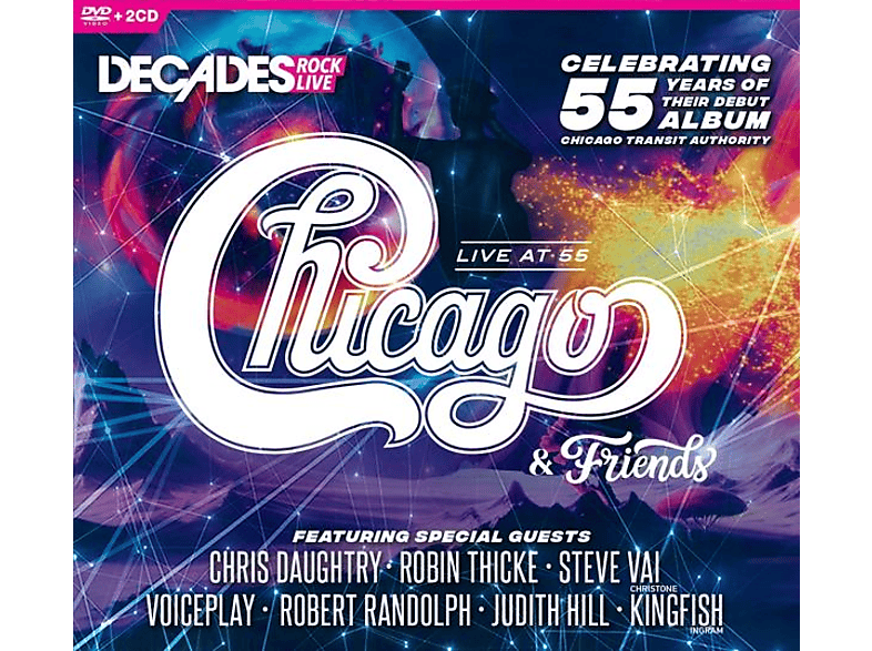 Chicago | Live At 55 (Atlantic City, NJ / 2023 / 2CD+DVD) - (CD + DVD ...