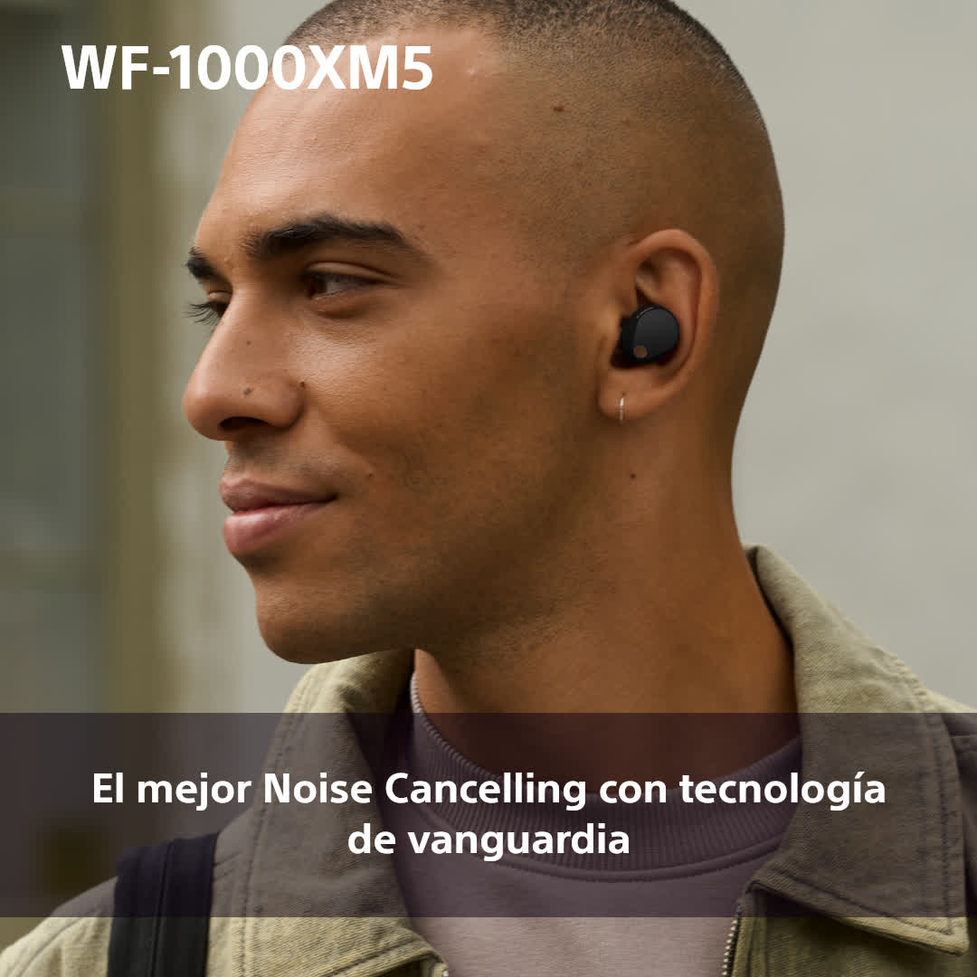 Auriculares True Wireless | Sony WF1000XM5B, Cancelación de ruido ...