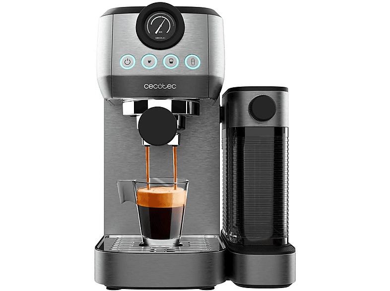 CECOTEC 01985 Power Espresso 20 Steel Pro Latte Semiautomatic Coffee ...