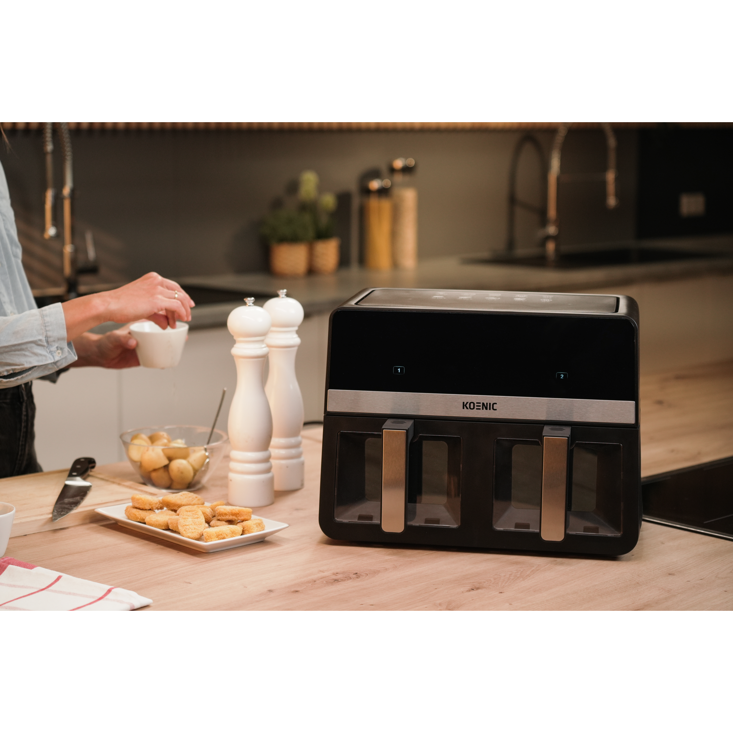 KOENIC KAF 924224 B Dubbele airfryer kopen? | MediaMarkt