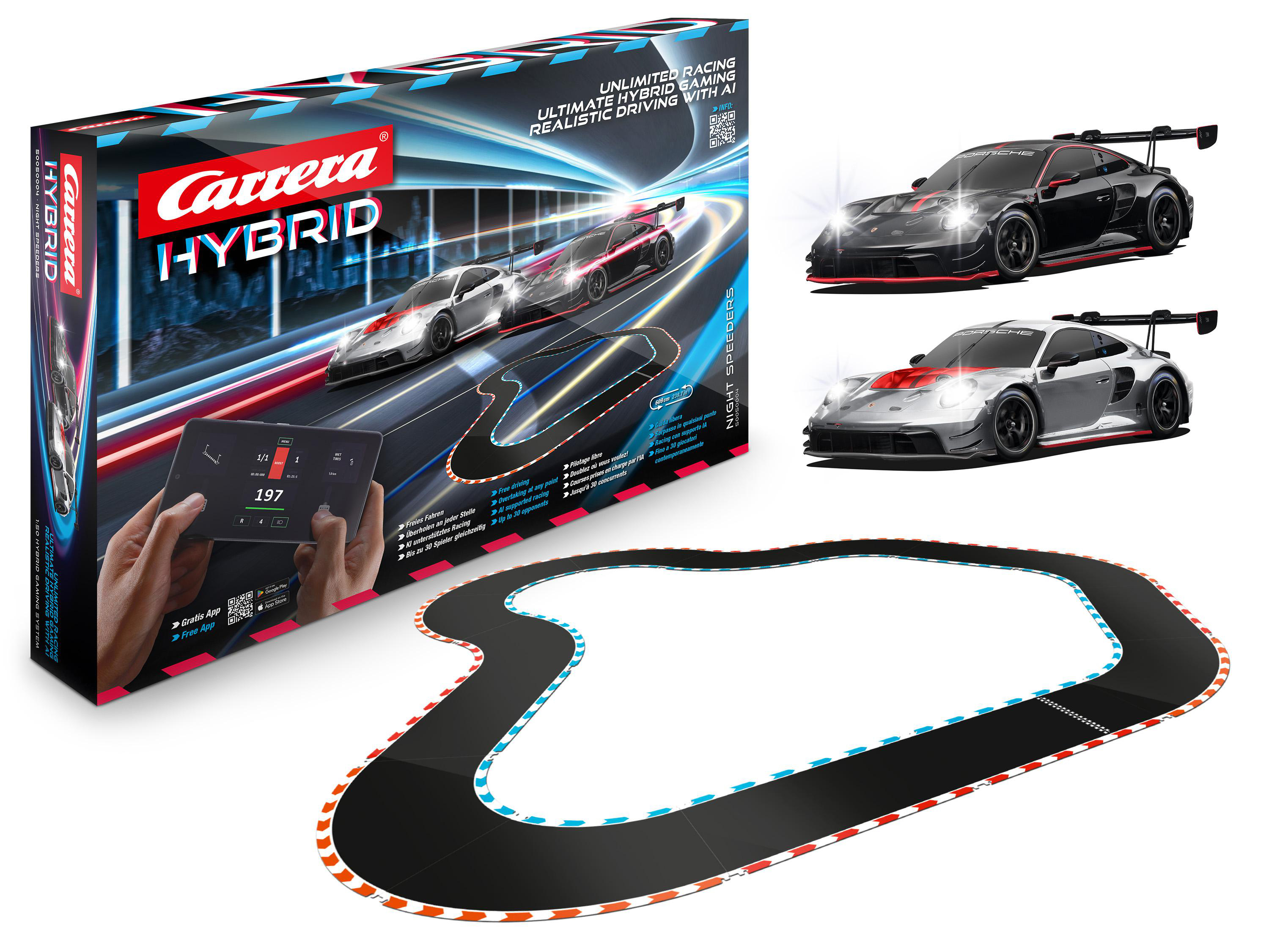 CARRERA (TOYS) 50050004 Hybrid Racing Set-Night Speeders Spielset ...
