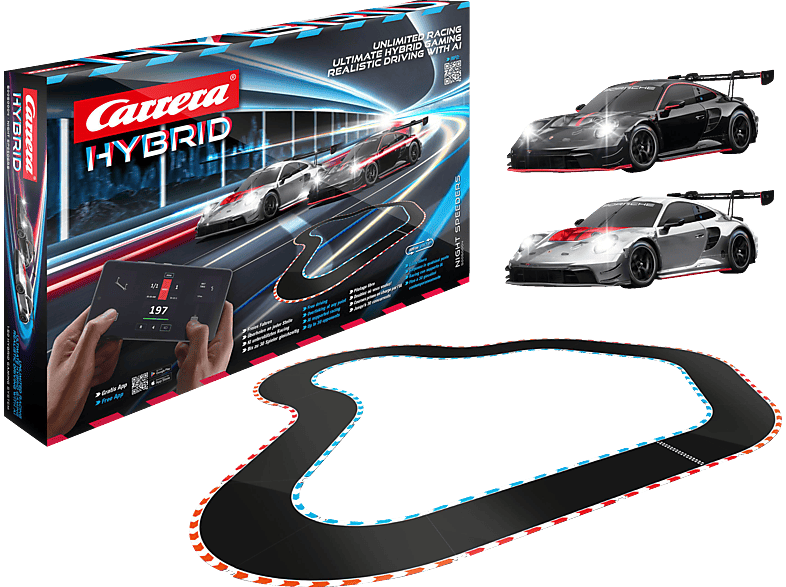CARRERA (TOYS) 50050004 Hybrid Racing Set-Night Speeders Spielset ...