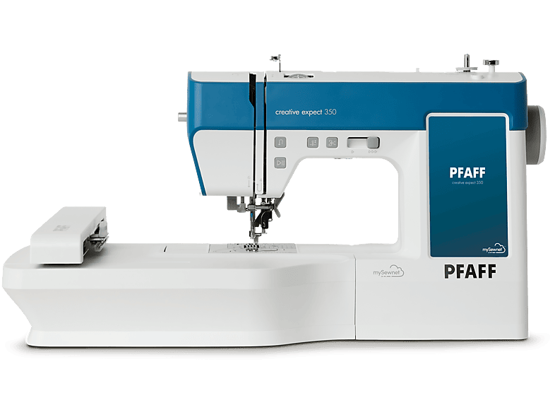 PFAFF creative expect 350 Näh- und Stickmaschine (100 Watt, 250-Stiche ...