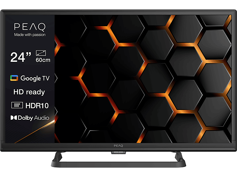 PEAQ PTV 24GH-5124C 12V Google Smart HD ready TV, 60 cm | MediaMarkt