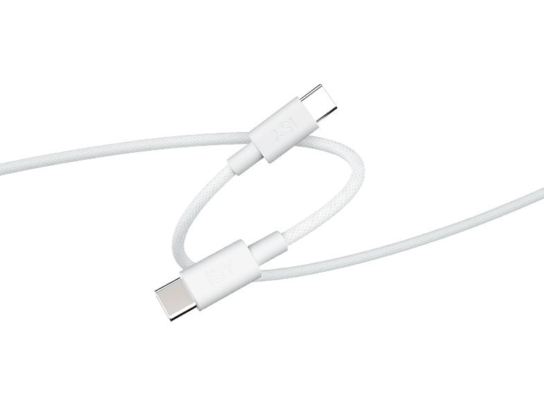 ISY Câble USB-C 1m 60W 480 Mbps Blanc (IUC 1060) | MediaMarkt