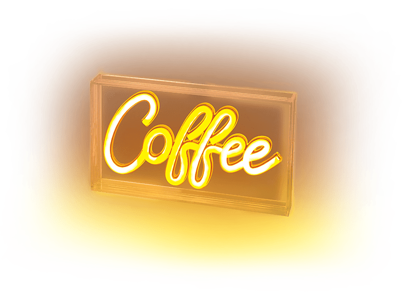 ISY IDL-1001 LED Neon Light Box COFFEE online kaufen | MediaMarkt