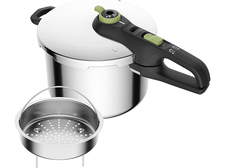 TEFAL P2580702 Secure Trendy 6l Schnellkochtopf mit Korb | MediaMarkt