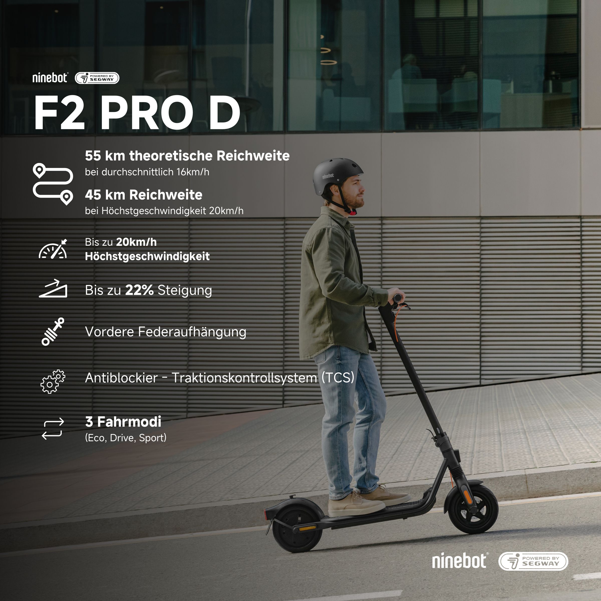 NINEBOT F2 PRO D E-Scooter bei MediaMarkt
