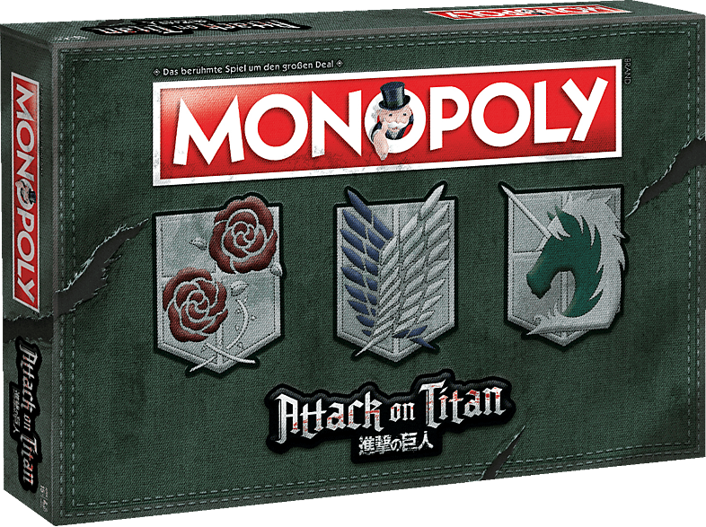 WINNING MOVES WM4214GER MONOPOLY ATTACK ON TITAN (EXCL.) Brettspiel ...