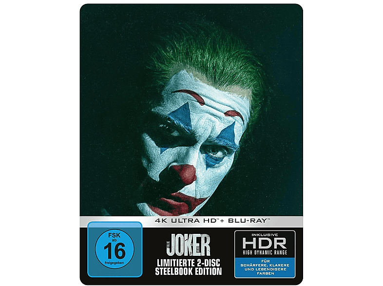 Joker: Folie À Deux SteelBook® 4K Ultra HD Blu-ray + Blu-ray auf 4K Ultra HD Blu-ray + Blu-ray ...
