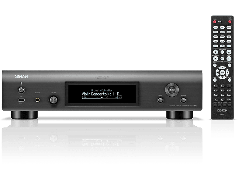 DENON DNP-2000NE Hi-Res-Audio-Streamer mit HEOS® Built-in, Graphite ...