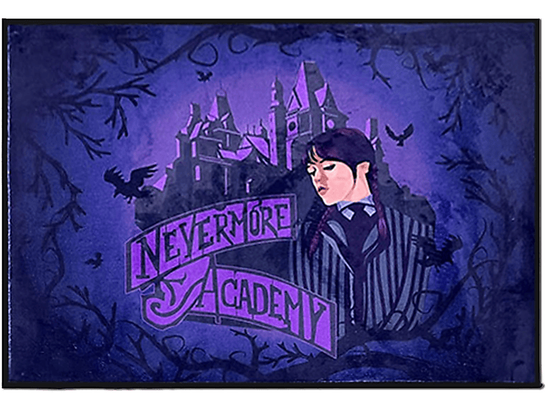SD DISTRIBUCIONES Wednesday Nevermore Academy Fussmatte | SATURN