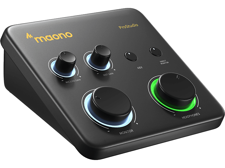 MAONO ProStudio 2x2 Lite Audio Interface, Schwarz | MediaMarkt