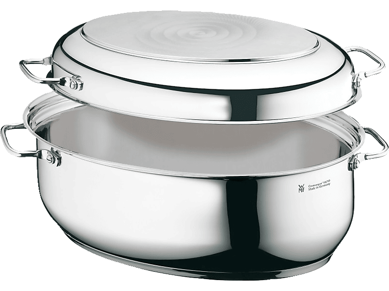 WMF 788016040 Bräter (mit Metalldeckel, , Silber, Edelstahl) | MediaMarkt