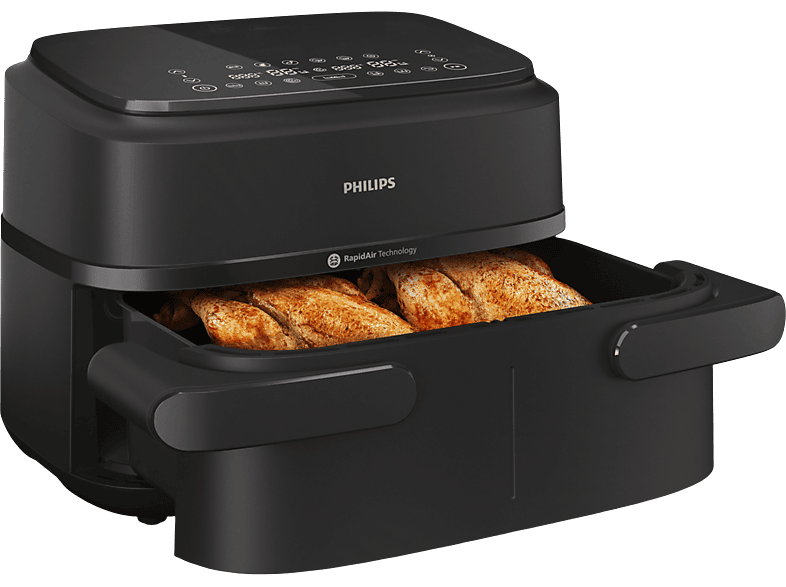 PHILIPS NA150/00 Airfryer 1000 Series Dual Basket Heißluftfritteuse mit ...