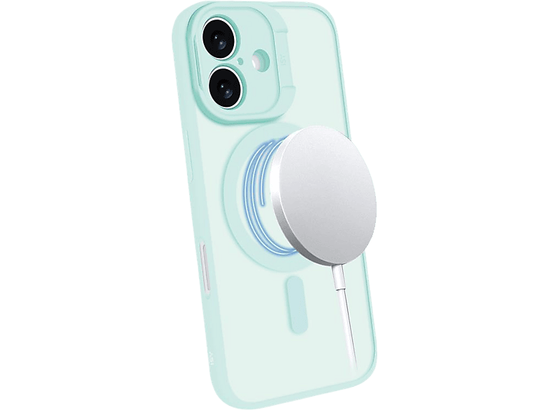 ISY ISC-2454 MagISY, Backcover, Apple, iPhone 16, Mintgrün | MediaMarkt