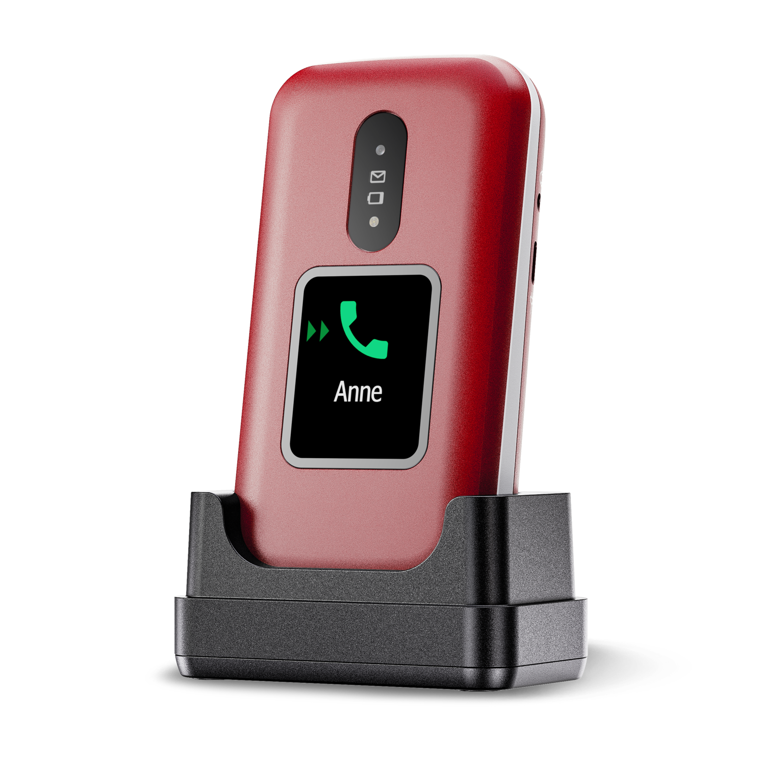 DORO 2880 | 4G Eenvoudige Klaptelefoon - Rood-Wit - 17 MB Rood | MediaMarkt