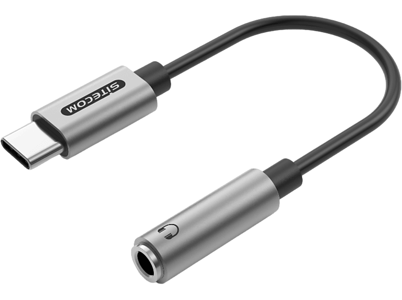 SITECOM AD-1019 USB-C to Jack adapter aluminium USB-C naar Jack Adapter ...
