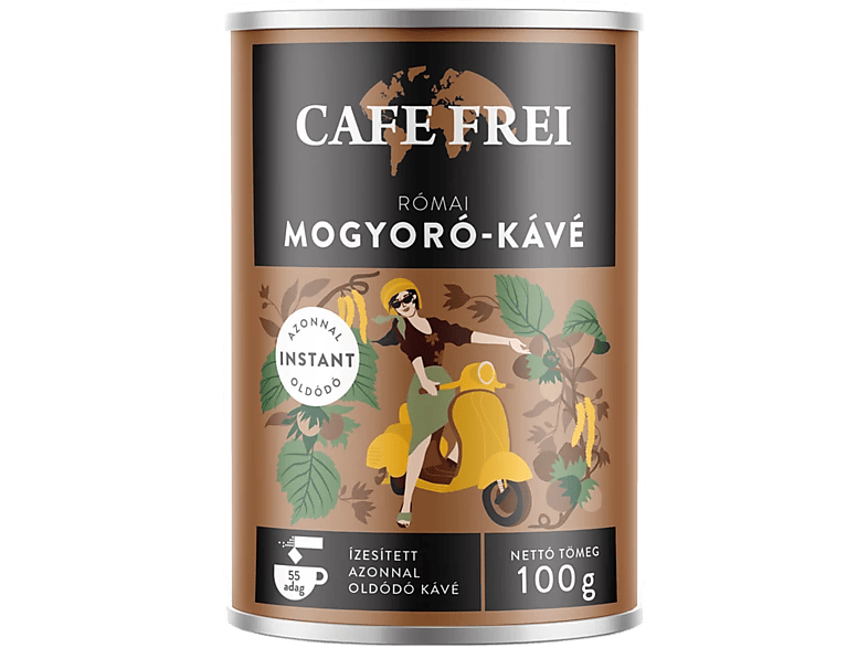 CAFE FREI Római mogyorós instant kávé, 100 g | MediaMarkt