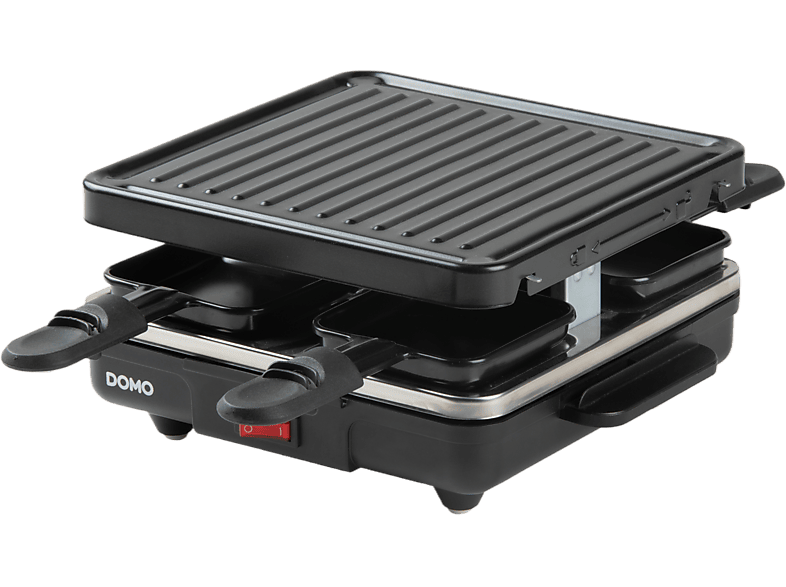 DOMO Raclette-grill 'Just us' | 4 P - 600 W Raclette-grill Zwart ...