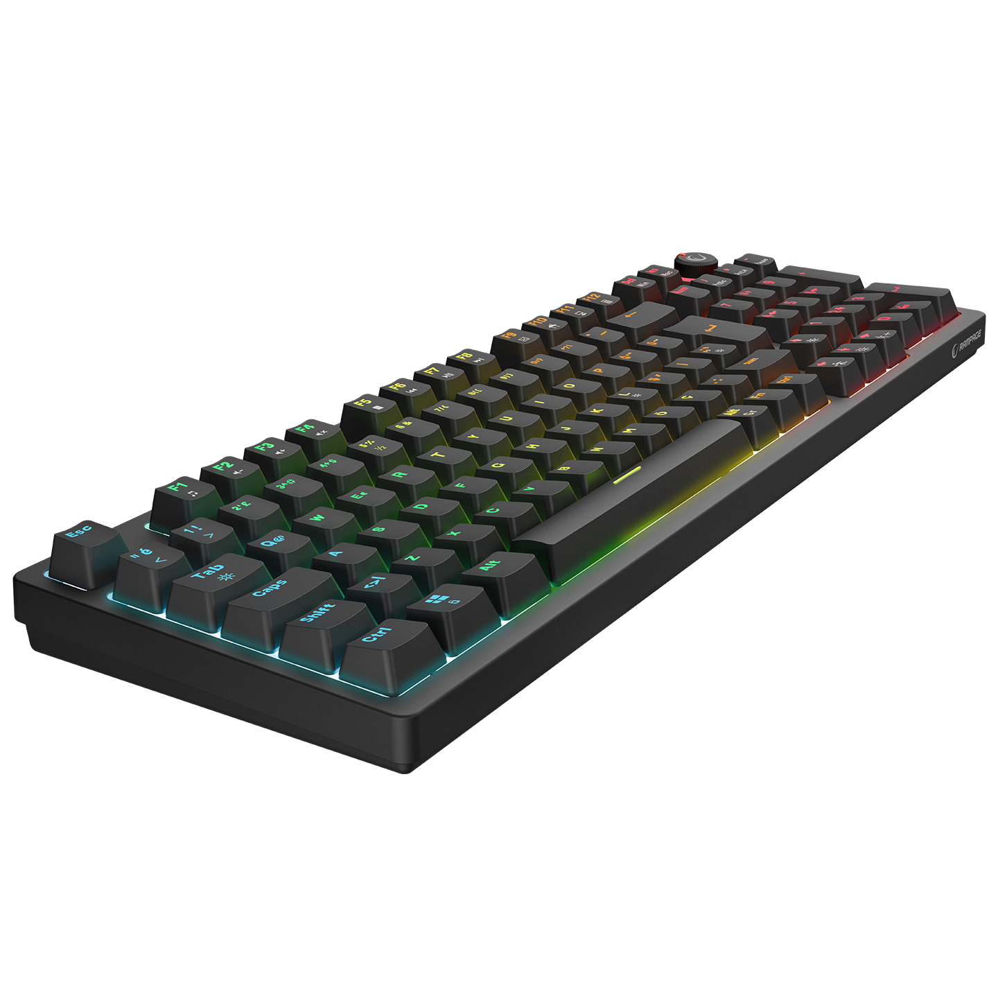 RAMPAGE Enigma USB RGB Aydınlatmalı Red Switch Tam Türkçe 1800 Kompakt ...